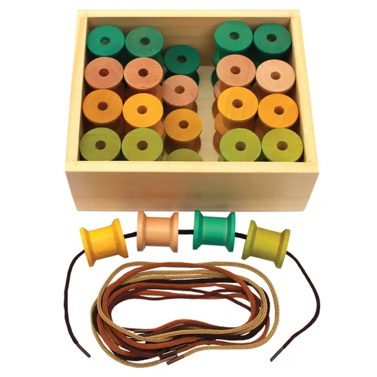 Wooden Threading Cotton Reels