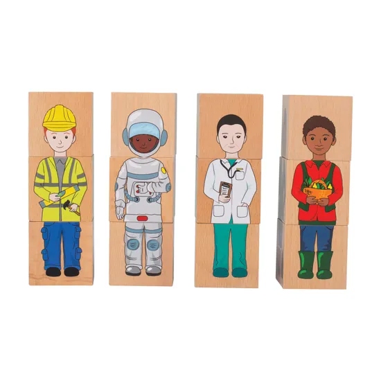 Multicultural Community Stacking Blocks 12 Piecess - MTA Catalogue