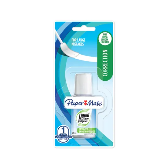 Paper Mate Liquid Paper Correction Fluid 20ml