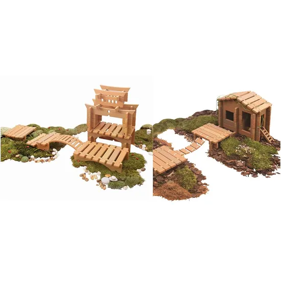 Table Top Notch Blocks Western Eastern Set