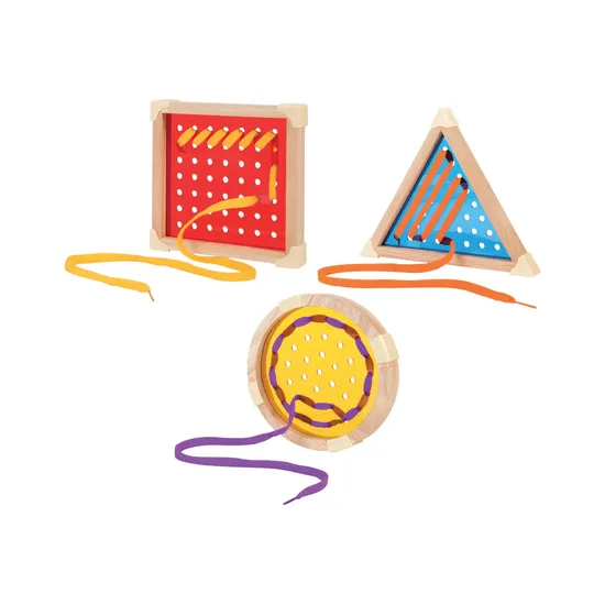 Geo Shape Lacing - Set of 3