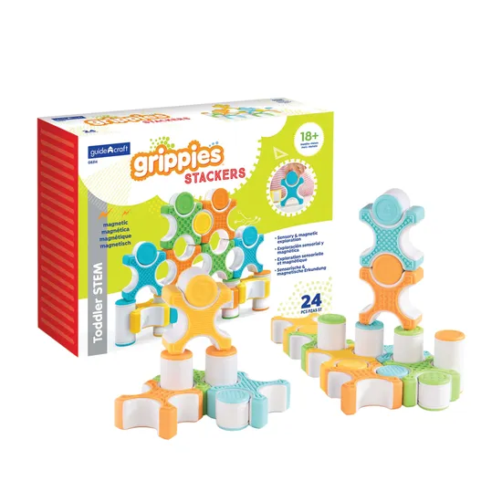 Grippies Magnetic Stackers Set - 24 Pieces - MTA Catalogue