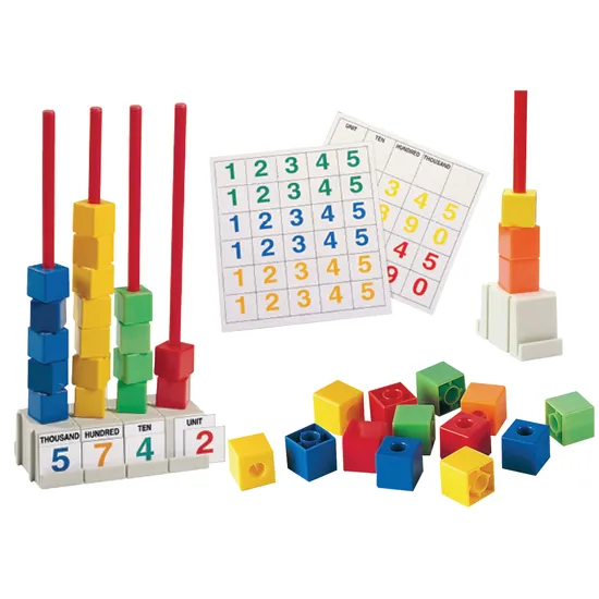 Place Value Linking Abacus - Set of 6