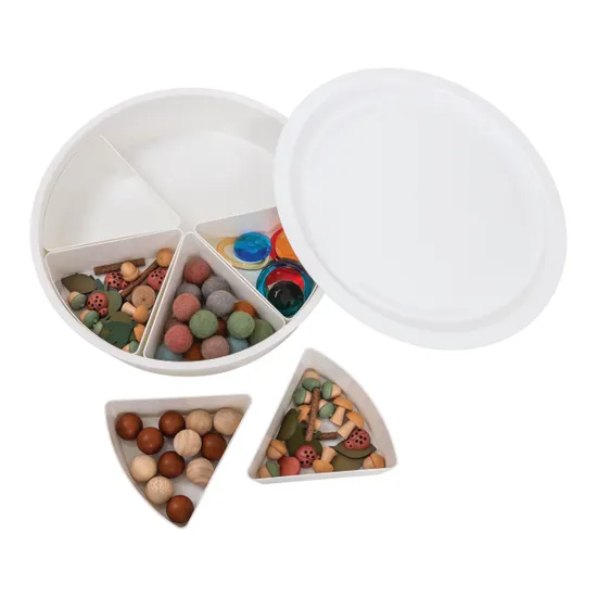 Round Sensory Play Tray