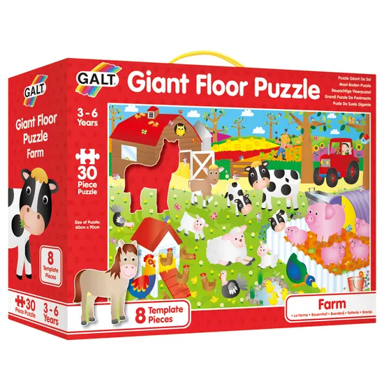 Galt Giant Floor Puzzle Farm - 30 Pieces