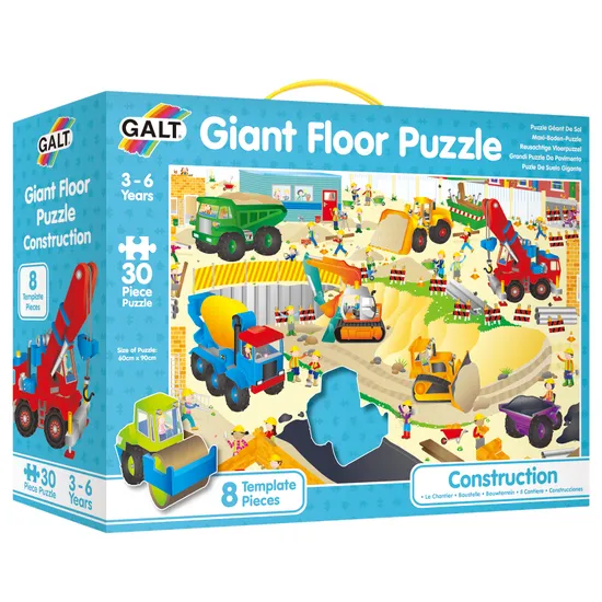 Galt Giant Floor Puzzle Construction Site - 8 Pieces