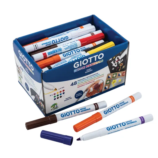 Giotto Multi Surface Paint Markers - Pack of 48