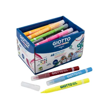 Giotto Fabric Markers - Pack of 48