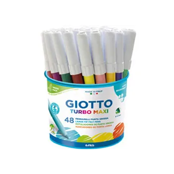 Giotto Turbo Maxi Markers - Pack of 48