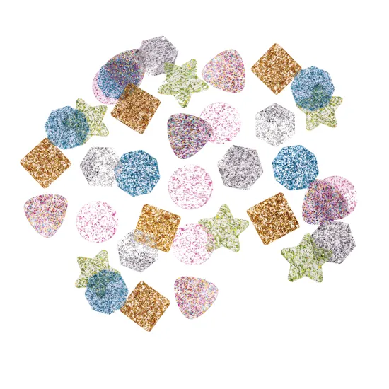 Teachables - Glitter Shapes - 24 pieces