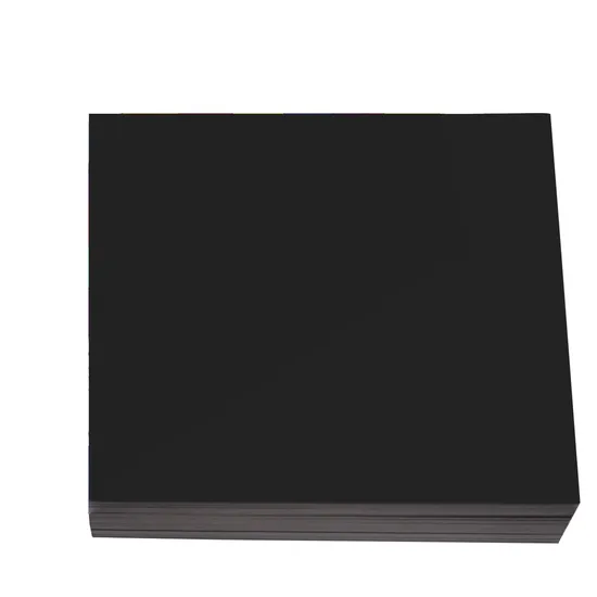 Black Matte Paper Squares 25.4cm 70gsm - Pack of 360