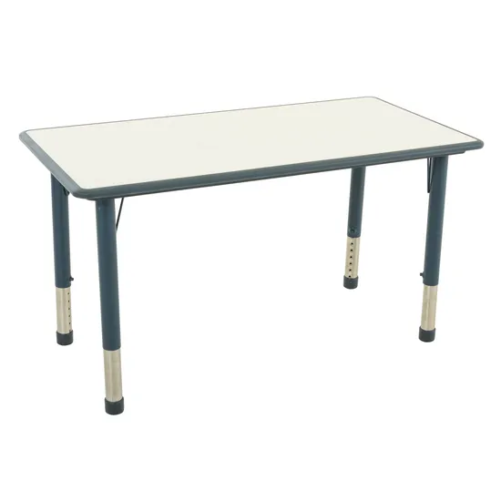 Ergerite Adjustable Height Rectangular Table - Whiteboard - 52-74 (H) cm
