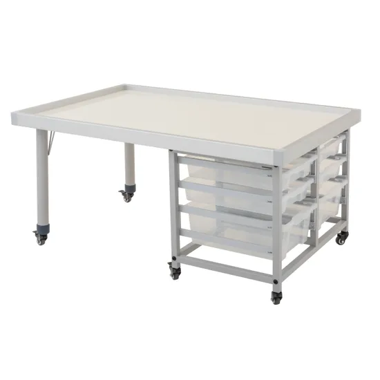 Ergerite STEM & Robotics Table with Trays - 60 (H) cm