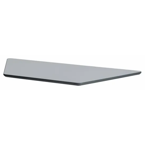 Ergerite Trapezoidal Grey Tabletop - 116x52