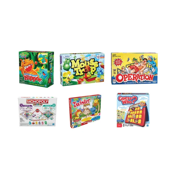 Hasbro - Junior Games Pack Set of 6