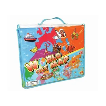 Felt Creations - Giant World Felt Map