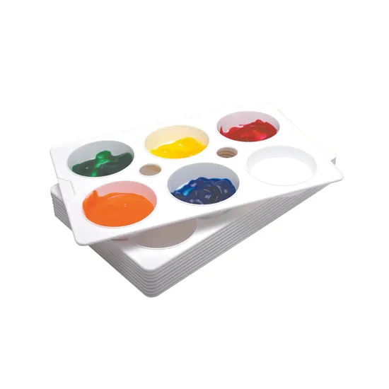 6 Well Paint Palette - Pack of 20
