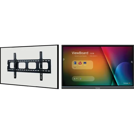 IPB 65" ViewSonic IFP6552 Wall Mount - Fixed Hei