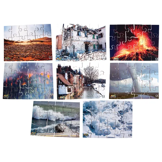Natural Disaster Puzzles - Set of 8