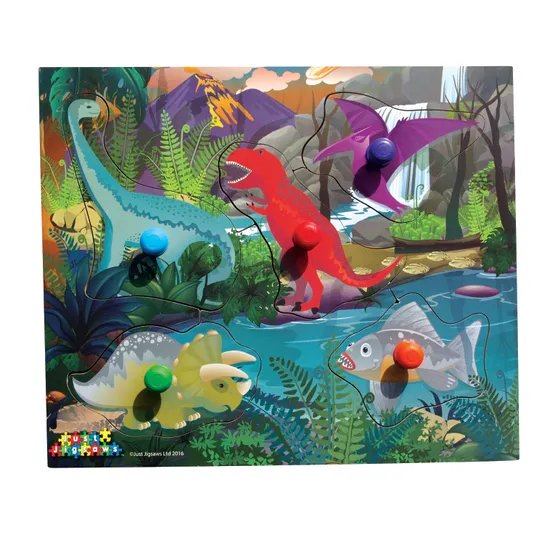 Dinosaur Fossil Puzzle - 5 Pieces