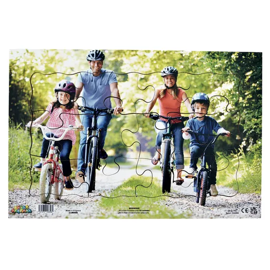 Family Bike Ride Puzzle 12pc