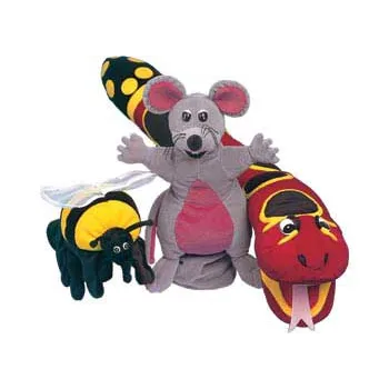 Jolly Phonics Puppets – Set of 3