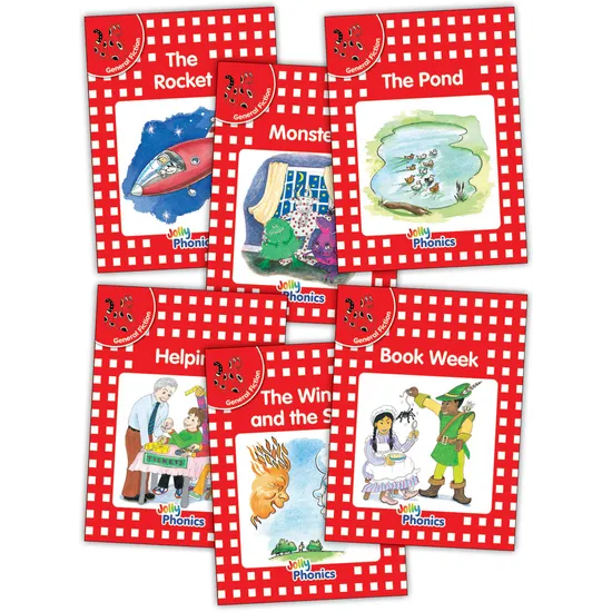Jolly Readers Gen Fiction Level 1 Red - 6pc - MTA Catalogue