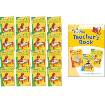Jolly Phonics Pupil Book 3 Kit Precursive