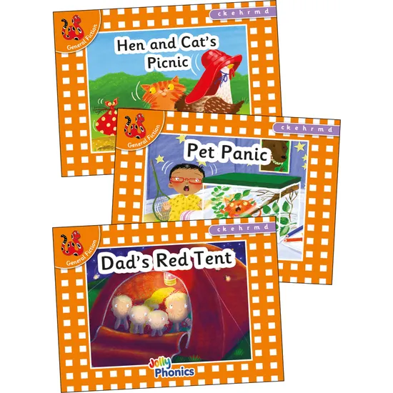 Jolly Phonics Decodable Readers (Orange Level) Set