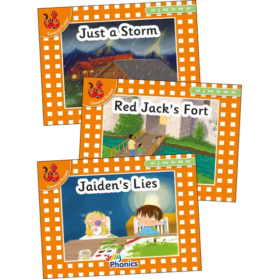 Jolly Phonics Decodable Readers (Orange Level) Set