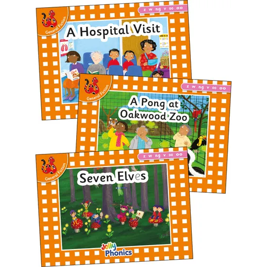 Jolly Phonics Decodable Readers (Orange Level) Set