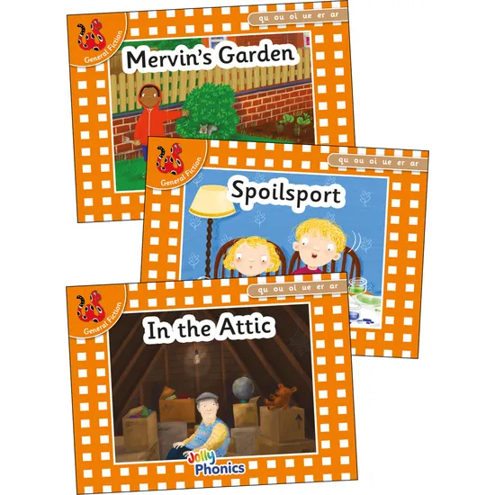 Jolly Phonics Decodable Readers (Orange Level) Set
