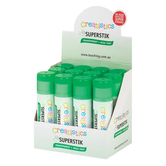 Creatistics Superstik Glue Stick 25G - Pack of 48
