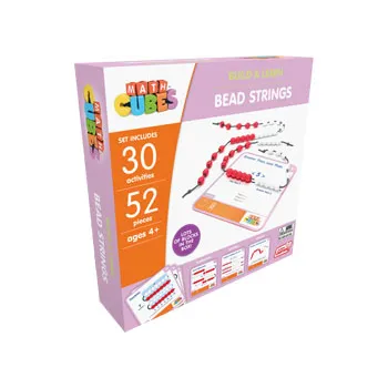 Math Cubes Bead Strings