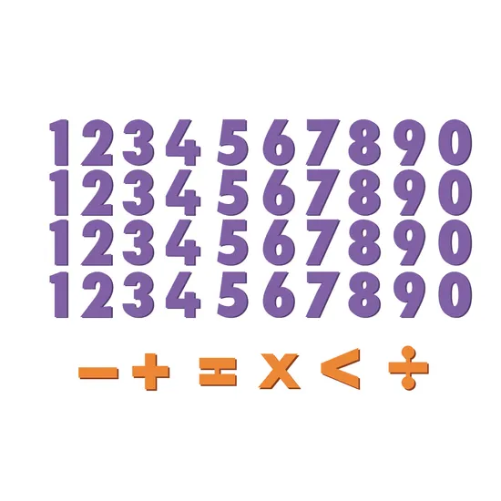 Rainbow Numbers Magnetic Maths Set