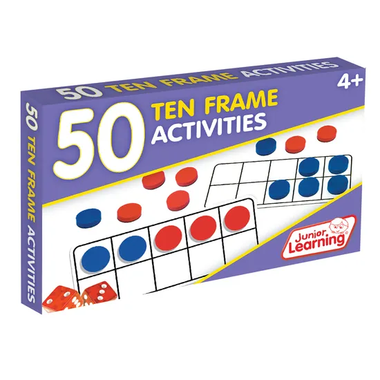 50 Ten Frame Activity Cards