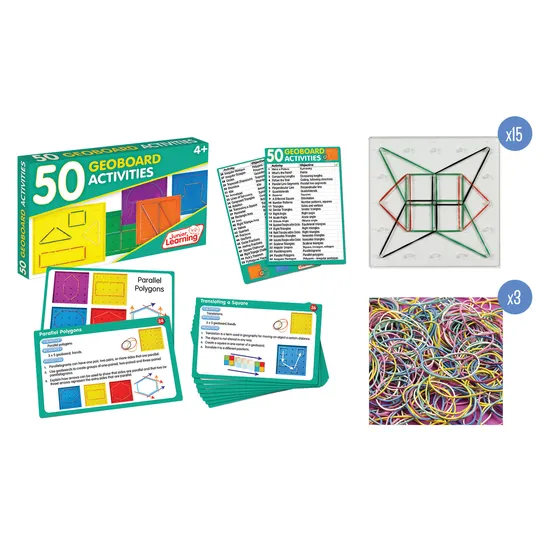 Geoboard Kit – 50 Activities & Resources