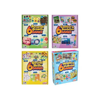 Social & Emotional Board Games - Set of 4