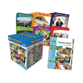 Decodable Readers Non-Fiction Library + Teacher Bo