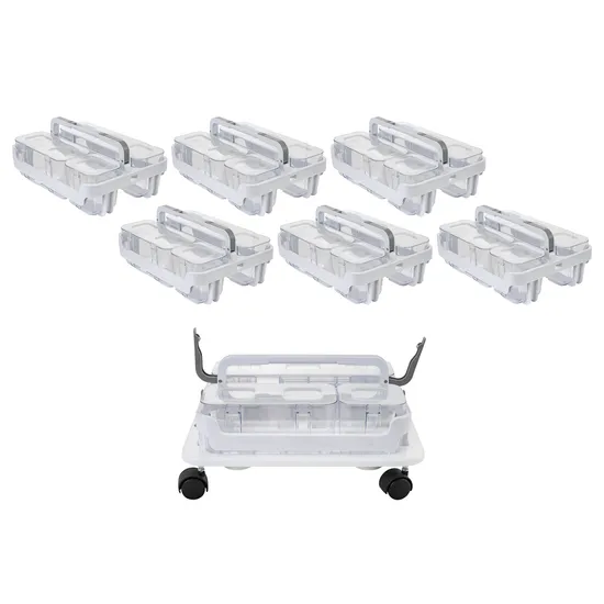 Deflecto Stackable Storage Caddy with Base