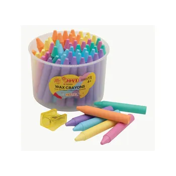 Round Pastel Crayons - Tub of 60