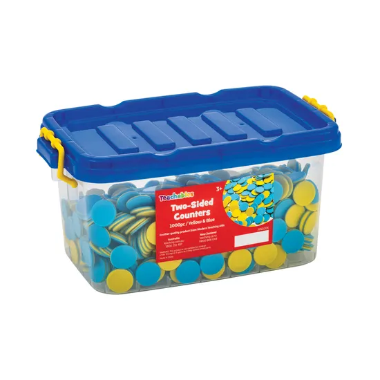 Teachables Double-Sided Counters – Yellow & Blue, 200 Pieces