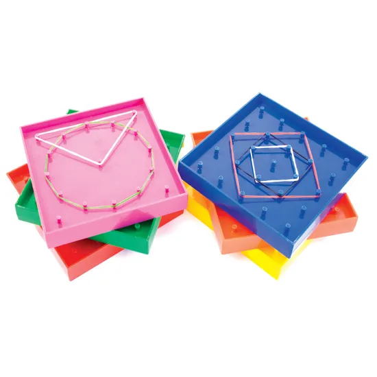 Teachables Small Geometric Pin Boards – Set of 6