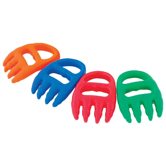 Claw Sand Diggers Plastic Set of 4