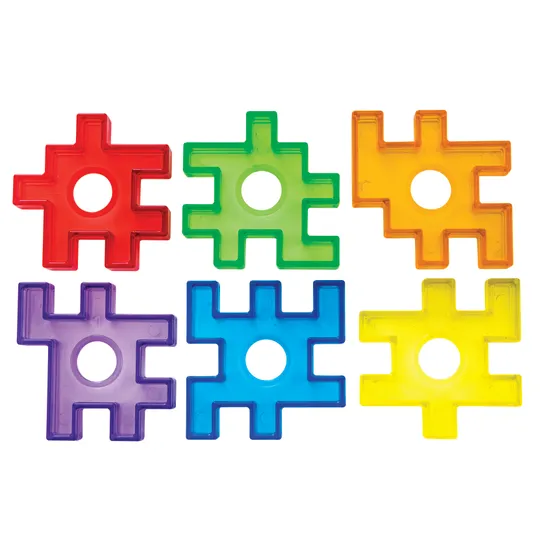 Teachables - Transparent Waffle Blocks - 72 Pieces - MTA Catalogue