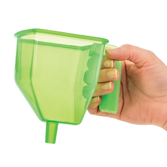 Rainbow Translucent Funnels Set of 6 - MTA Catalogue