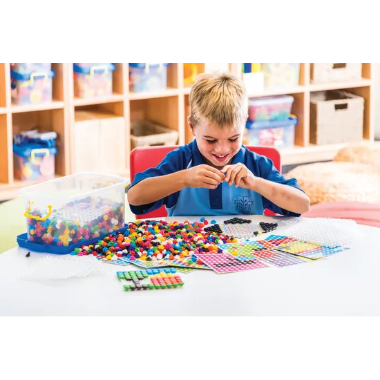 Round Pegs Set Incl 20 Boards & Pattern Cards