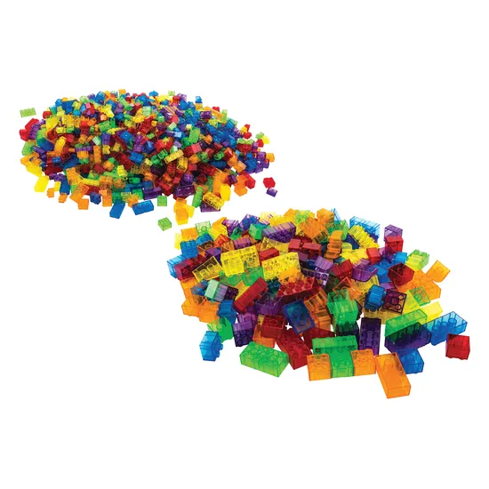 Teachables Translucent Building Blocks Kit - Set of 1180