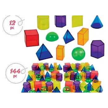 Translucent Geometric Shapes - Class Set