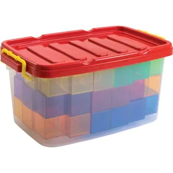 Teachables - Transparent Coloured Blocks - 60 Pieces - MTA Catalogue